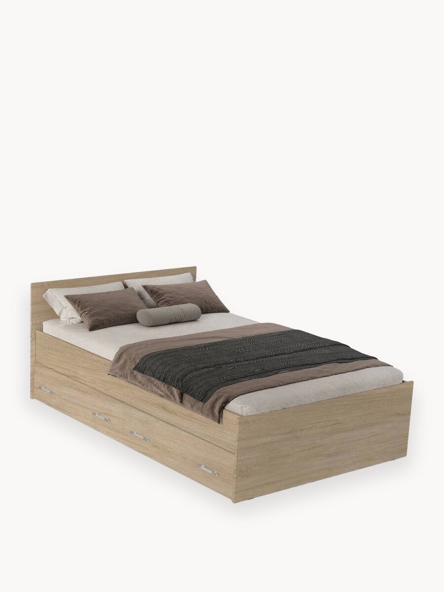 Кровать Пространство уюта Амелина 129 x 203 x 75 см