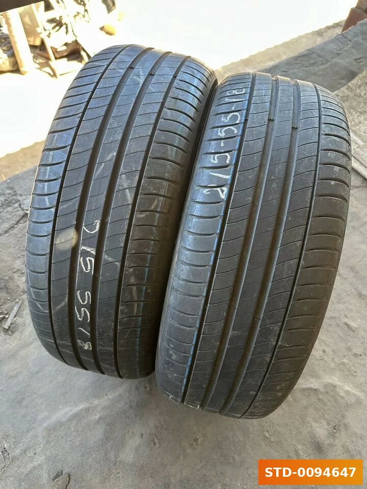 Комплект (2 шт) летних БУ шин Michelin Primacy 3 215/55 R18 30% износ 8247663866