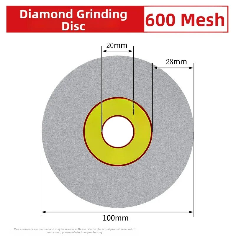 Шлифовальный диск DAZZLEEX 4 дюйма алмазный двусторонний 60 грит 600Grit