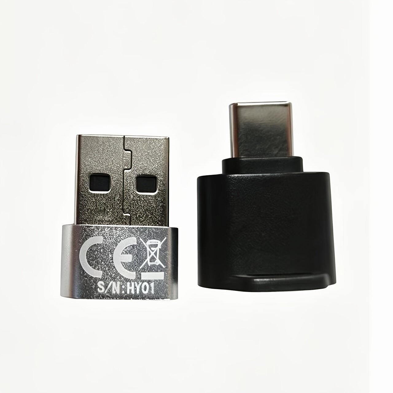 Адаптер для карт памяти TF и Micro SD с разъёмом USB Type C и переходником USB-A, цвет белый