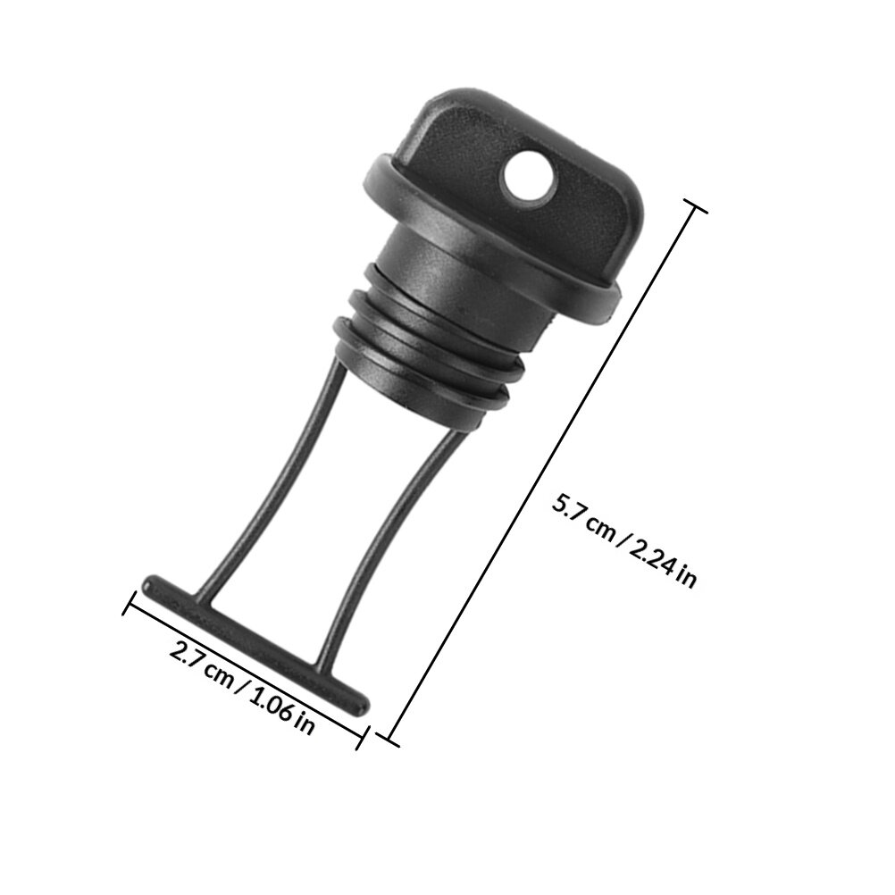 Набор Из 6 Штук Запчастей Для Отвода Воды Kayak Drain Plug Крепление Черное 5 70X2 70X2 70Cm
