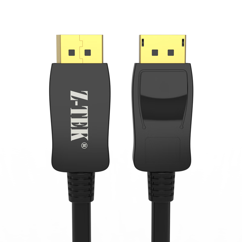 Z-TEK DP 1.2 4K HDMI DisplayPort адаптер кабель 1.8м для подключения видеокарты к монитору в играх Версия：1.8