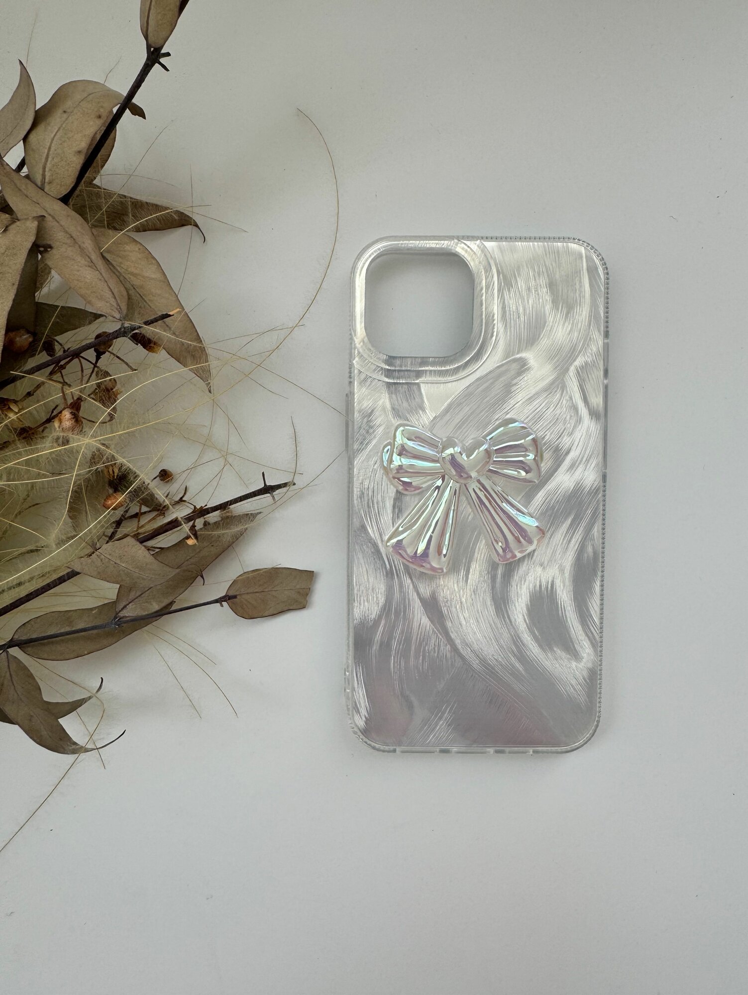 Чехол-Накладка для смартфона Apple iPhone 12, материал силикон, цвет белый