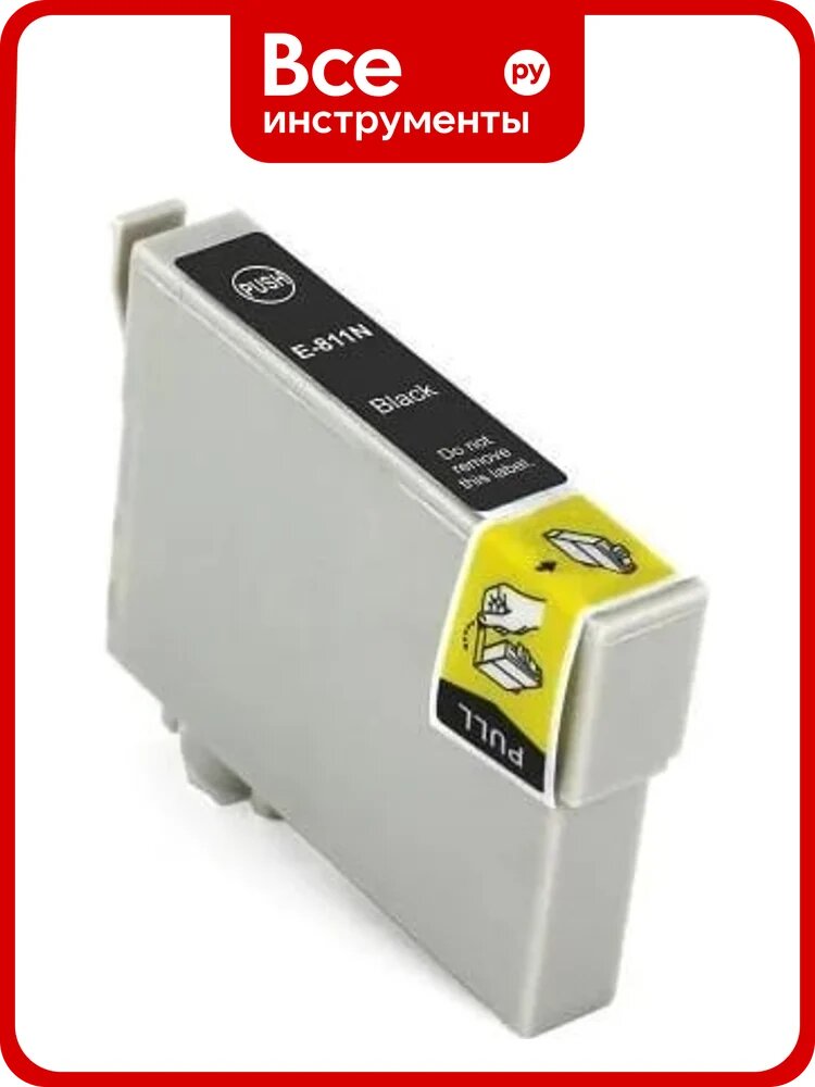 Струйный картридж NV Print T0811 Black для Epson Stylus Photo 1410/R270/R290/R295/R390/RX590/RX610/RX615/X690/TX650/TX659/TX700/TX700W/TX710W/TX800/T50 NV-C13T11114A10