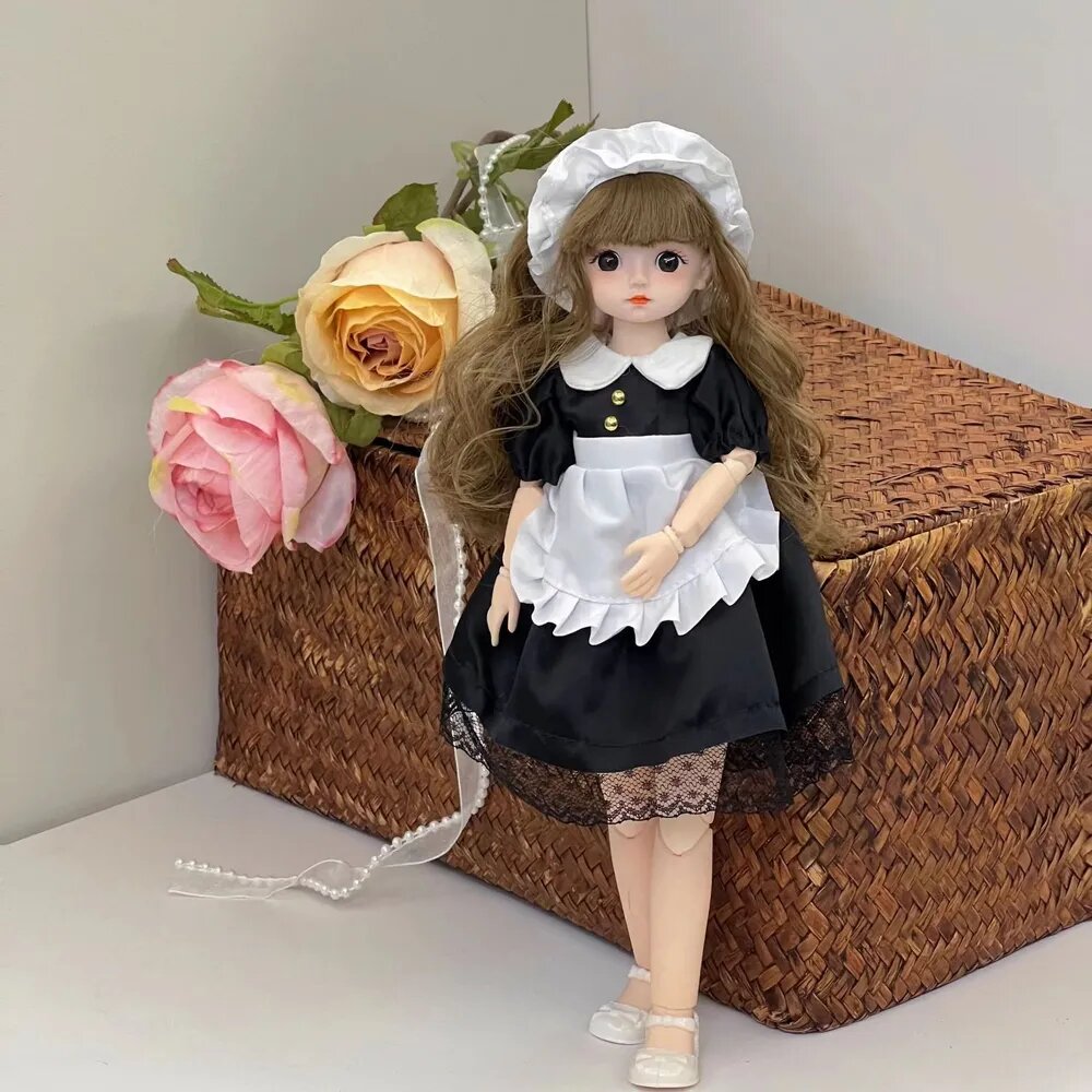 Кукла шарнирная BJD 31см, коллекционная, разноцветная, Новый год