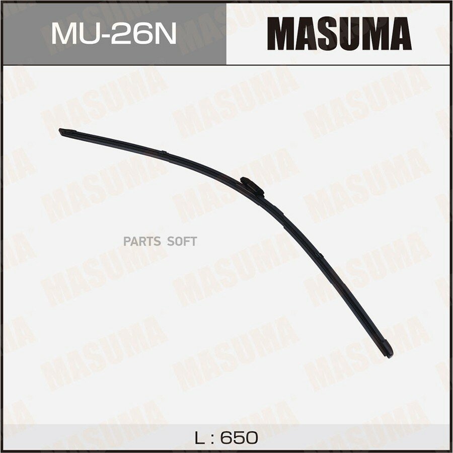 Щетка стеклоочистителя бескаркасная Masuma 26"/650 мм VATL 5.1 Renault Duster II MASUMA MU26N | цена за 1 шт