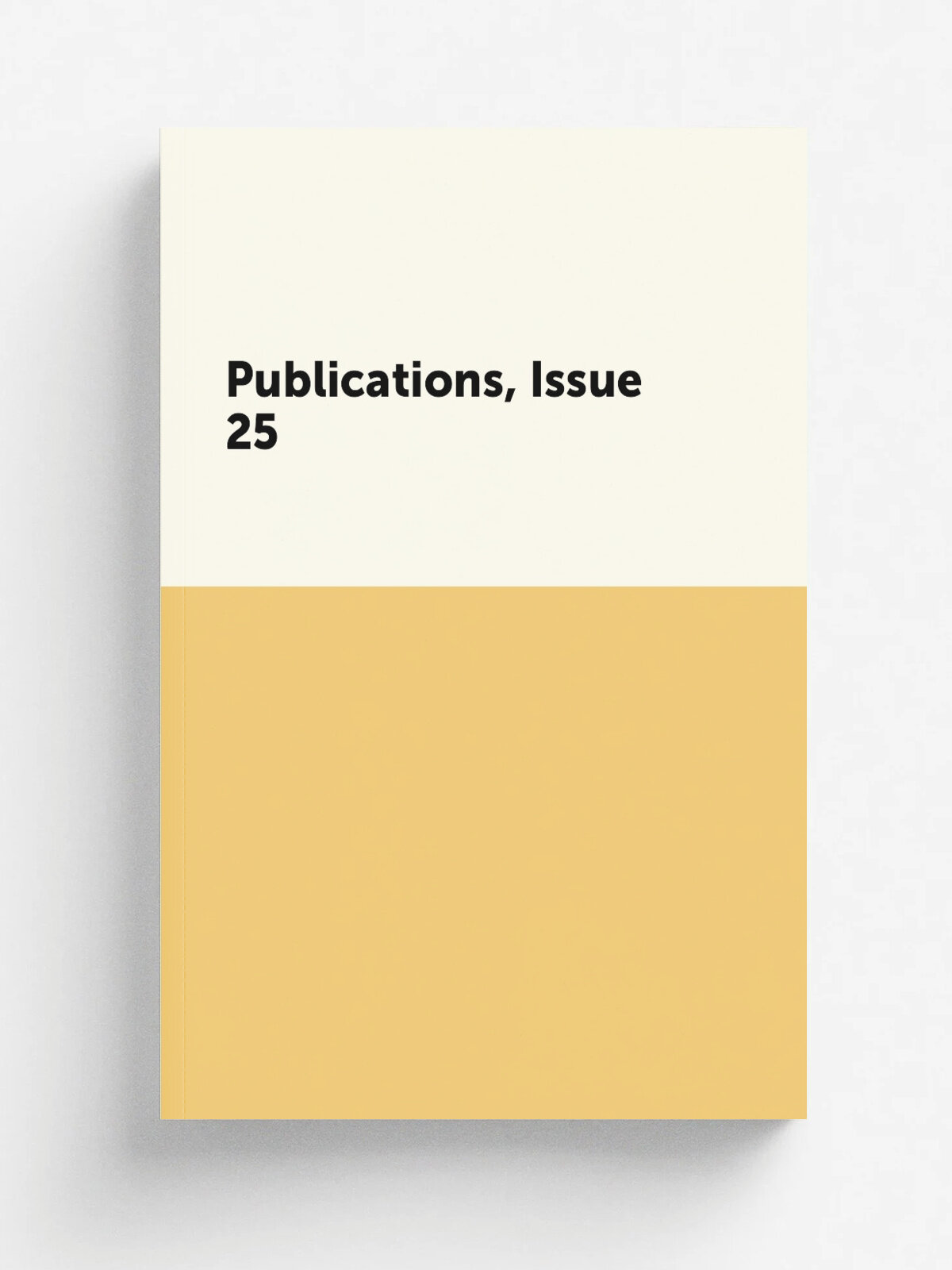 Publications, Issue 25