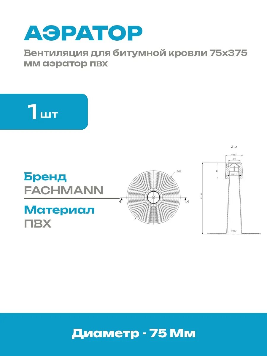 Черный аэратор для крыши 75х375 мм вентиляция пвх плоская