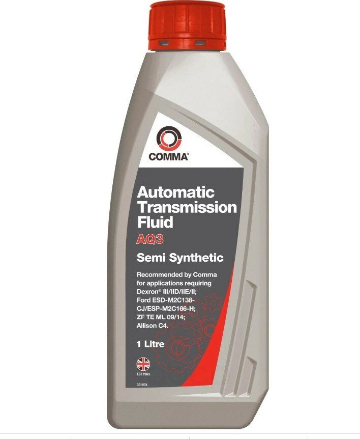 Масло трансмиссионное atf comma 1л aq3 automatic transmition fluid dexron iii/ii