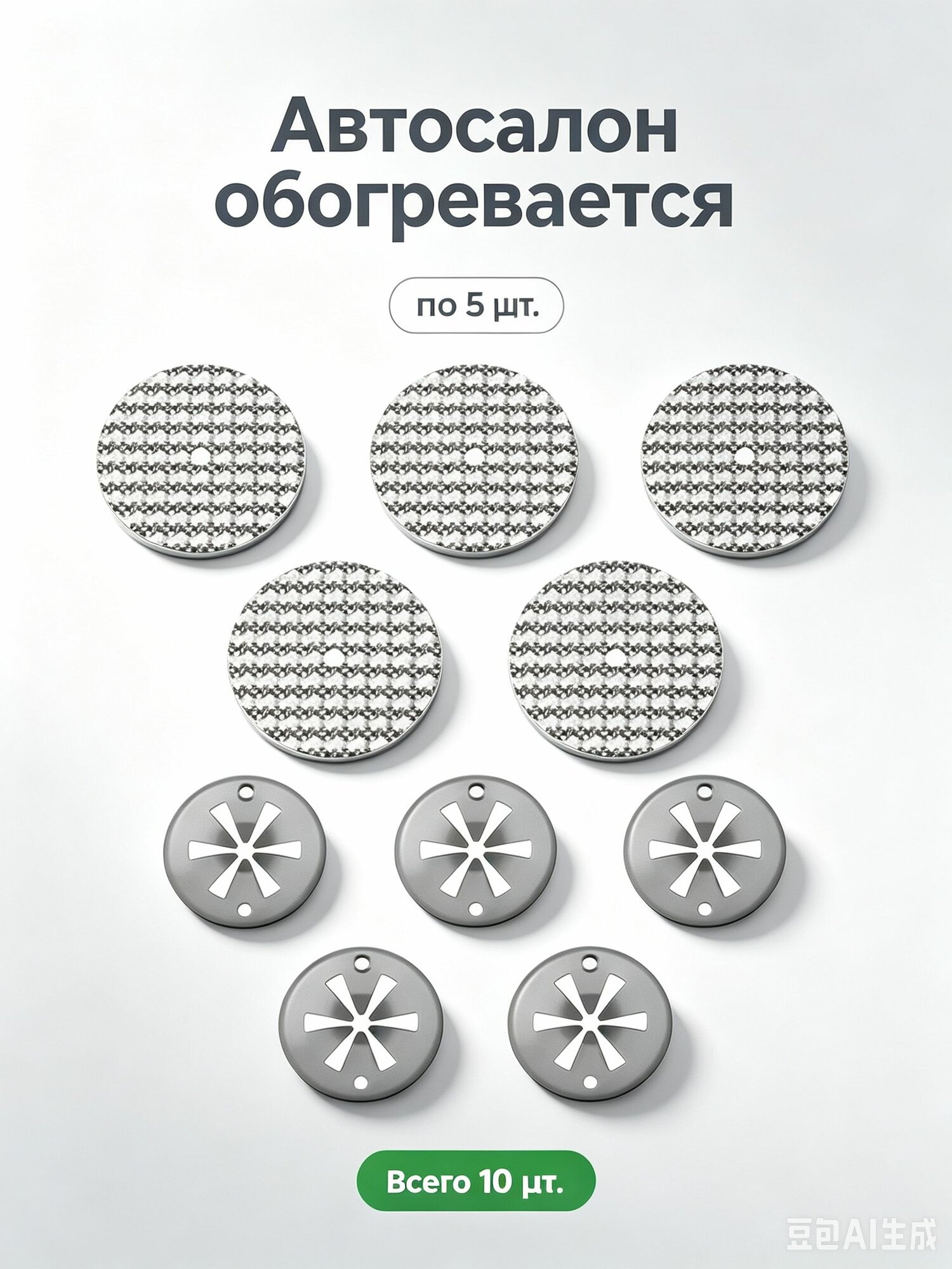 Теплоизоляция автомобильная, 10 шт.