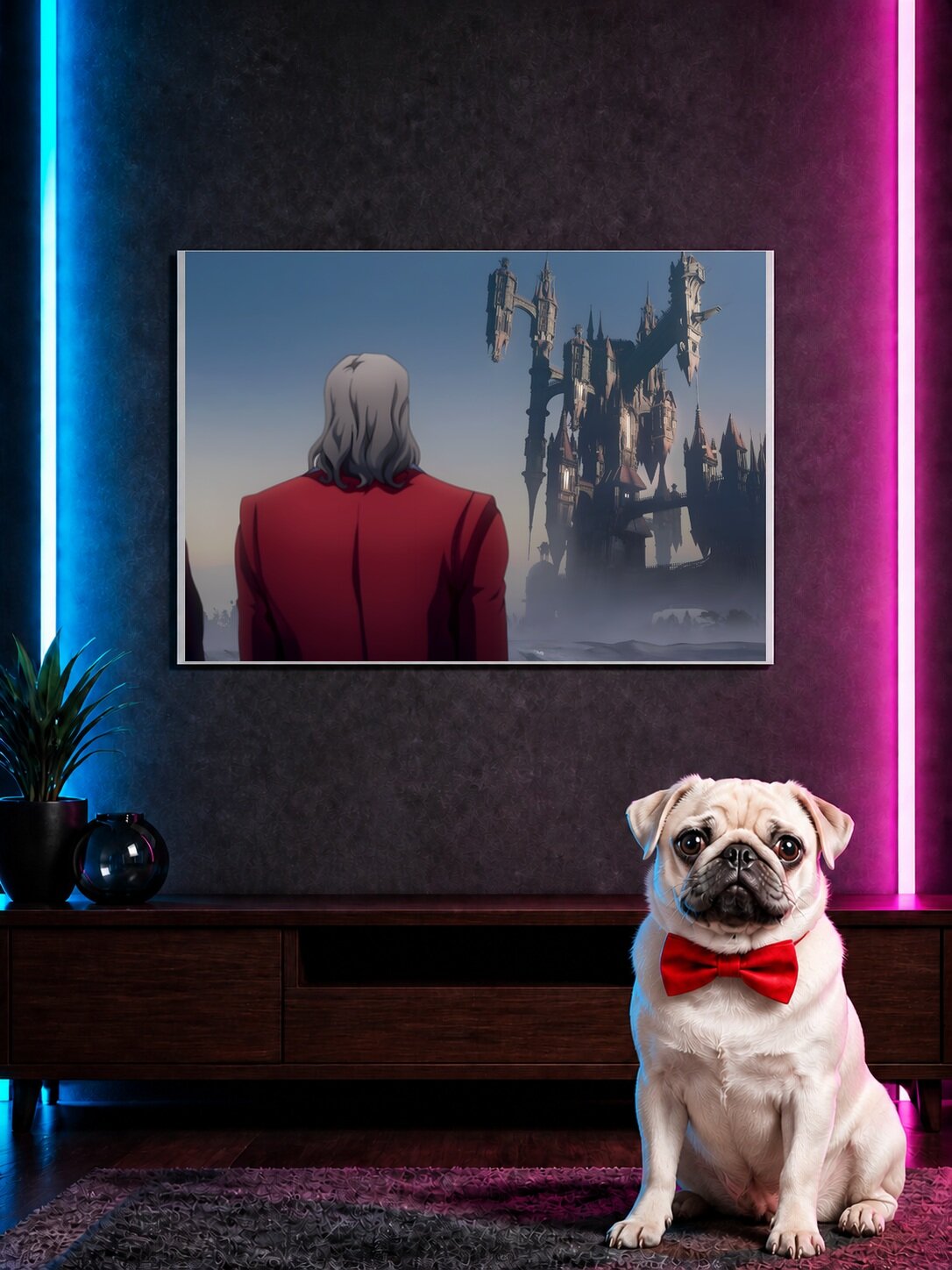 Постер Castlevania Темное фэнтези — история игровой вселе A3
