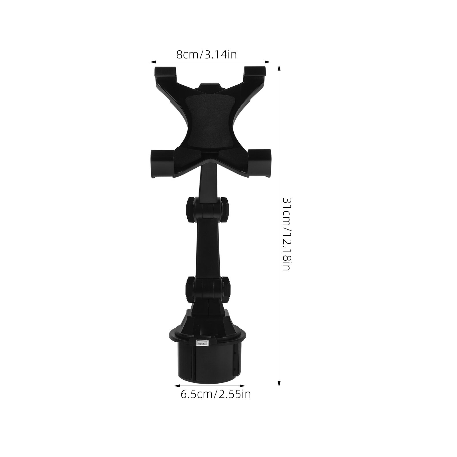 Держатель Для Телефона На Чашку Авто Черный 31.00X8.00X6.50Cm