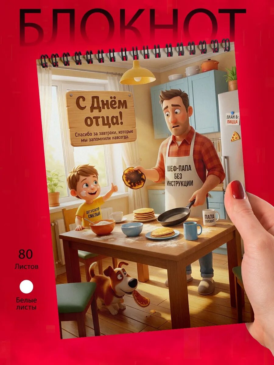 Блокнот А6 - С Днем Отца