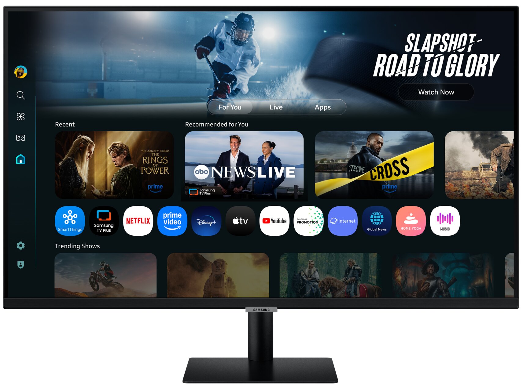 Монитор Samsung 32" S32FM702UI, 3840x2160, VA, 60Hz, HDMIx2+USB-C, black