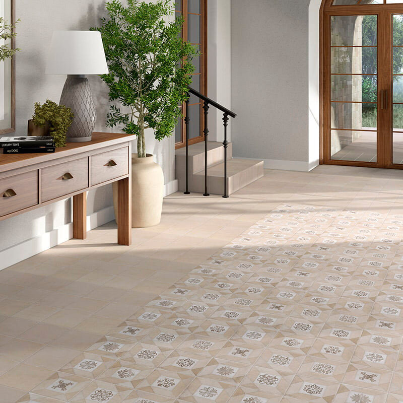 Керамогранит Mainzu Deco Elegance Cream 20x20 PT03966 под камень матовая Износостойкая, Морозостойкая, морозостойкая