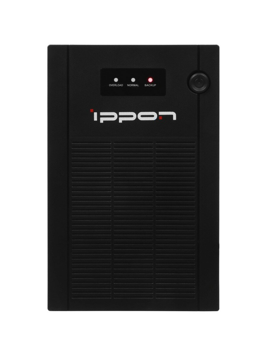 ИБП IPPON Back Basic 1050S New Euro black (линейно-интерактивный, 1050VA, 600W, 3xEURO, USB, RJ45) (2095136)