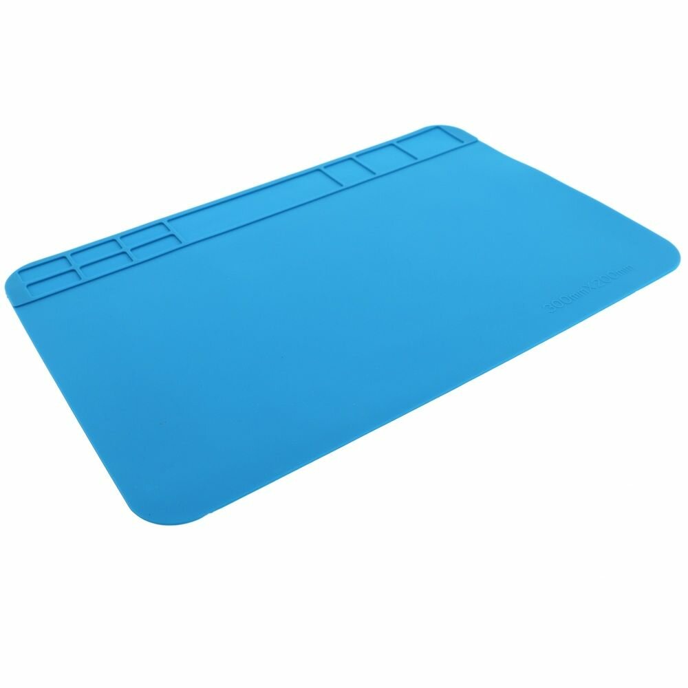 Коврик для пайки силиконовый 0267 термостойкий антистатический 30х20 см