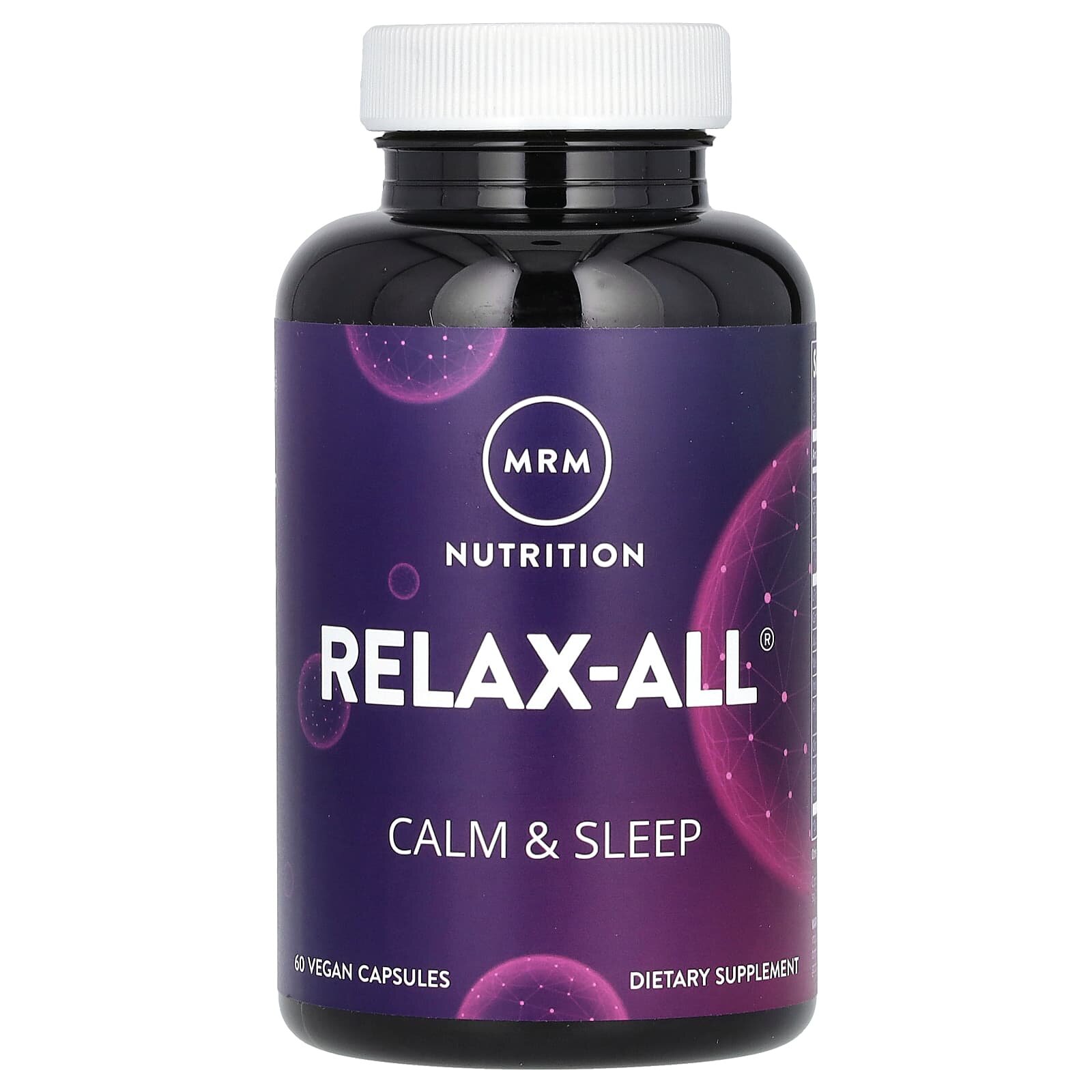 MRM Nutrition, Relax-All, средство для успокоения и улучшения сна, 60 веганских капсул