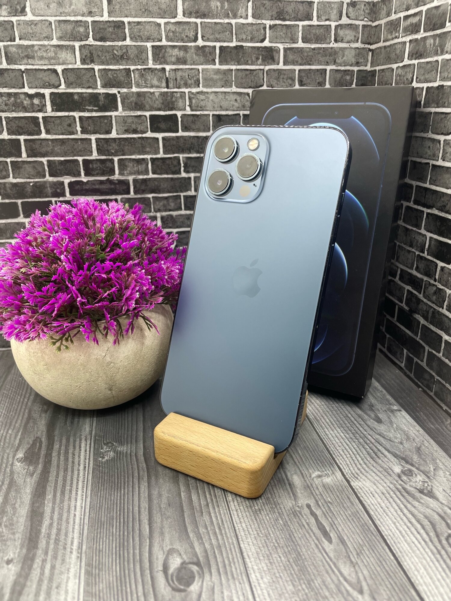 Смартфон Apple iPhone 12 Pro Max 256 ГБ RU, nano SIM+eSIM, тихоокеанский синий