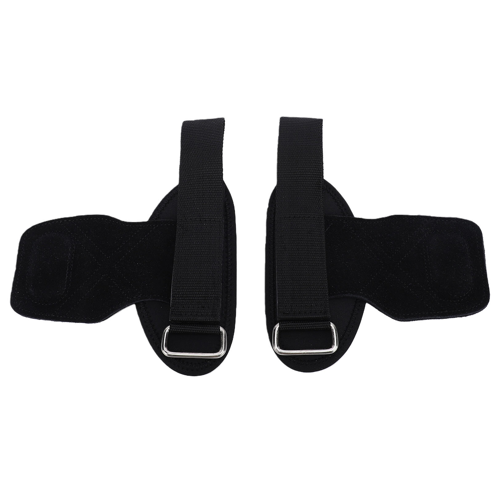 Ремешки для запястий для подъема тяжестей, женские и мужские, из коровьей кожи, противоскользящие, для тренировок в спортзале, становой тяги, пауэрлифтинга, черные.