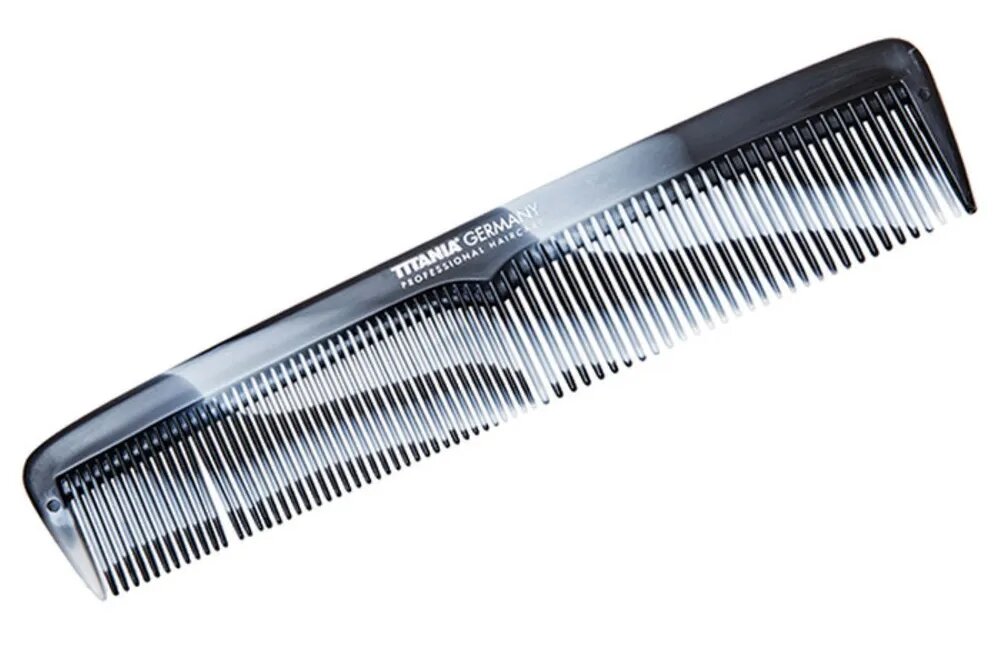 Расчёска TITANIA Расчёска карманная 19,5см серо/белая , 1809/6