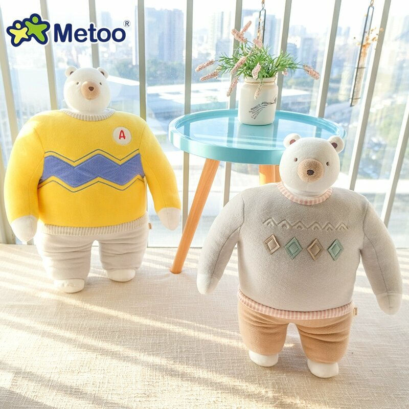 Мягкая игрушка Metoo MiTu Boyfriend Power: плюшевая кукла для объятий и сна, подушка, мягкая игрушка-медвежонок,
