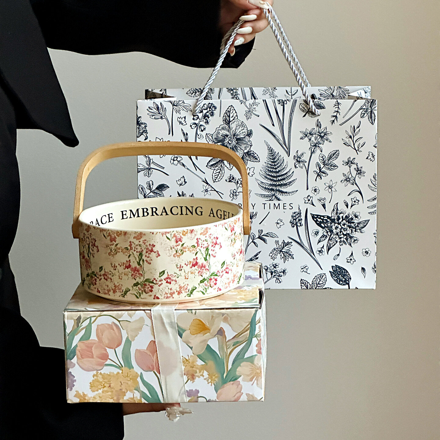 Винтажная керамическая корзина для фруктов и сухофруктов для домашнего использования, для журнального столика в гостиной, поднос для закусок, подарочный предмет.