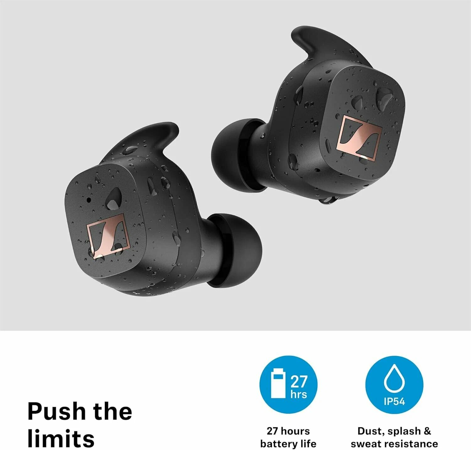Беспроводные наушники Sennheiser SPORT True Wireless (черный)