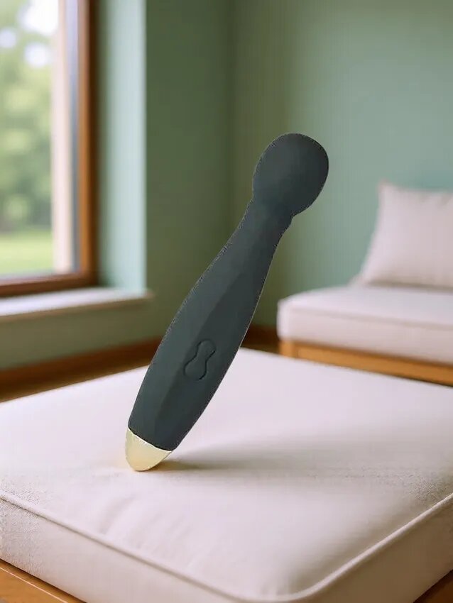 Вибромассажер для двоих Vibratissimo Secret Play, черный 19 см