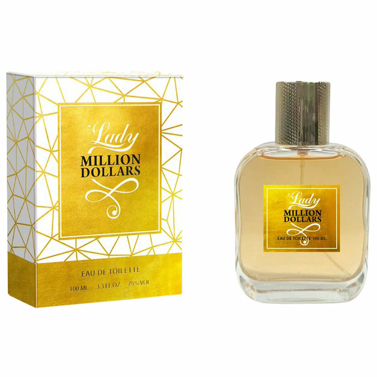 Туалетная вода Парад Звезд New Design LADY MILLION DOLLARS 100ml для женщин