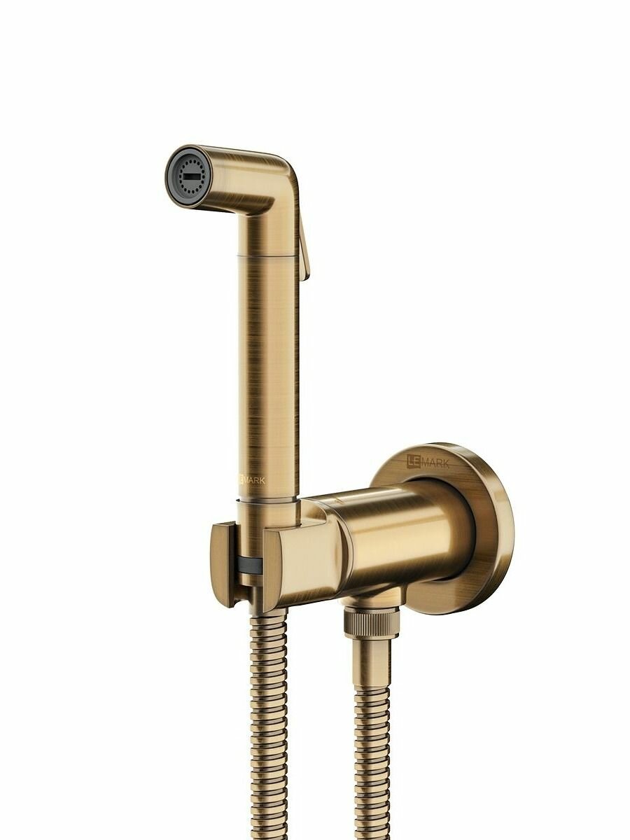 Смеситель Lemark Solo LM7171B с гигиеническим душем, встраиваемый