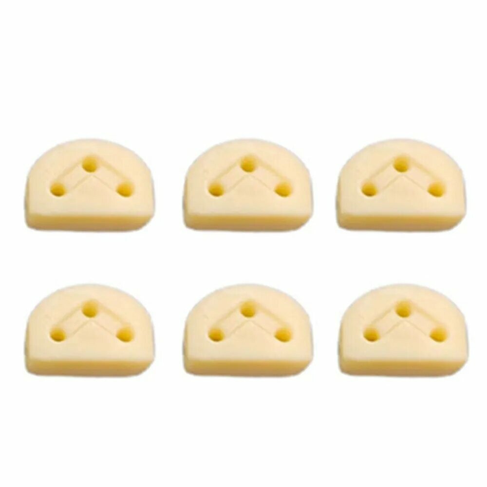 Струнные аксессуары, Крепление для струн классической гитары - персиковый цвет, комплект из 6 штук