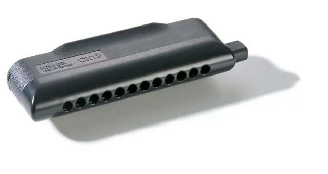 Губная гармошка хроматическая Hohner CX 12 Black 7545/48 A