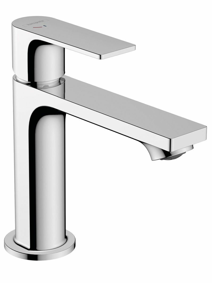Смеситель для раковины Hansgrohe Rebris E 72589000, 110 CoolStart, со сливным гарнитуром, хром