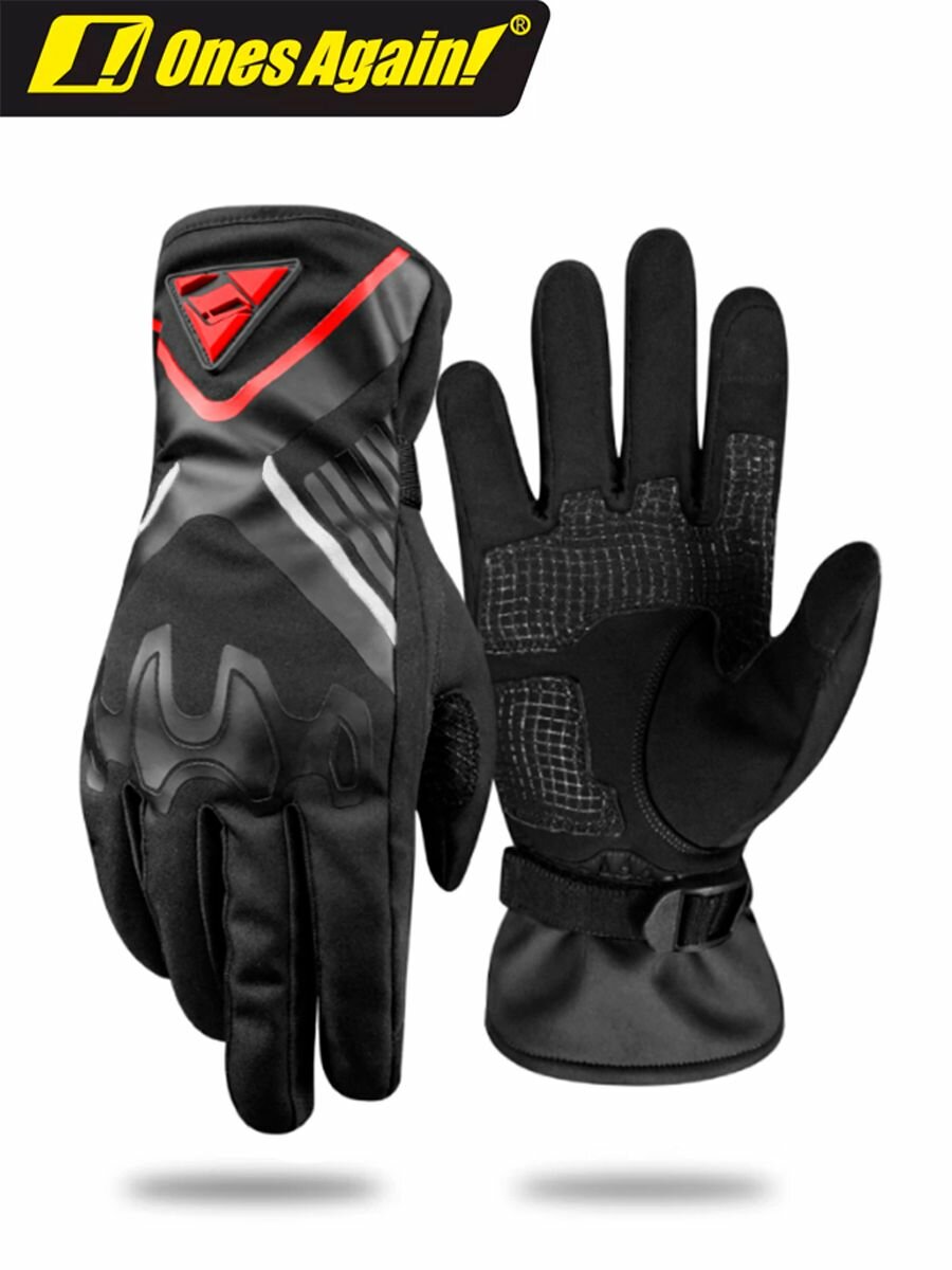 Утепленные вело/мото перчатки Ones Again MG34 ветро и влагозащитные, TouchScreen