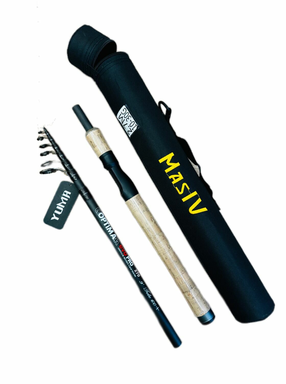 Спиннинг; Спиннинг для рыбалки; Телескопический 270 см; тест 10-30