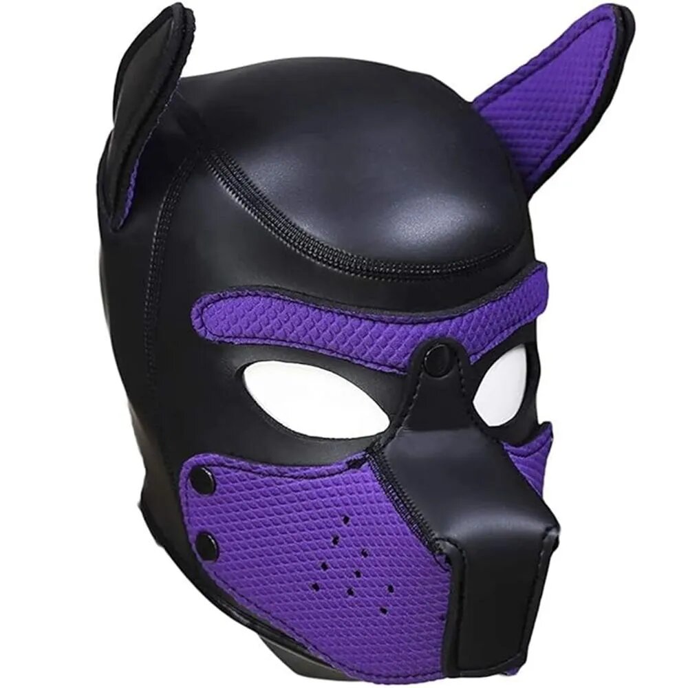 Маска БДСМ, БДСМ головной убор, Унисекс маски для косплея собак