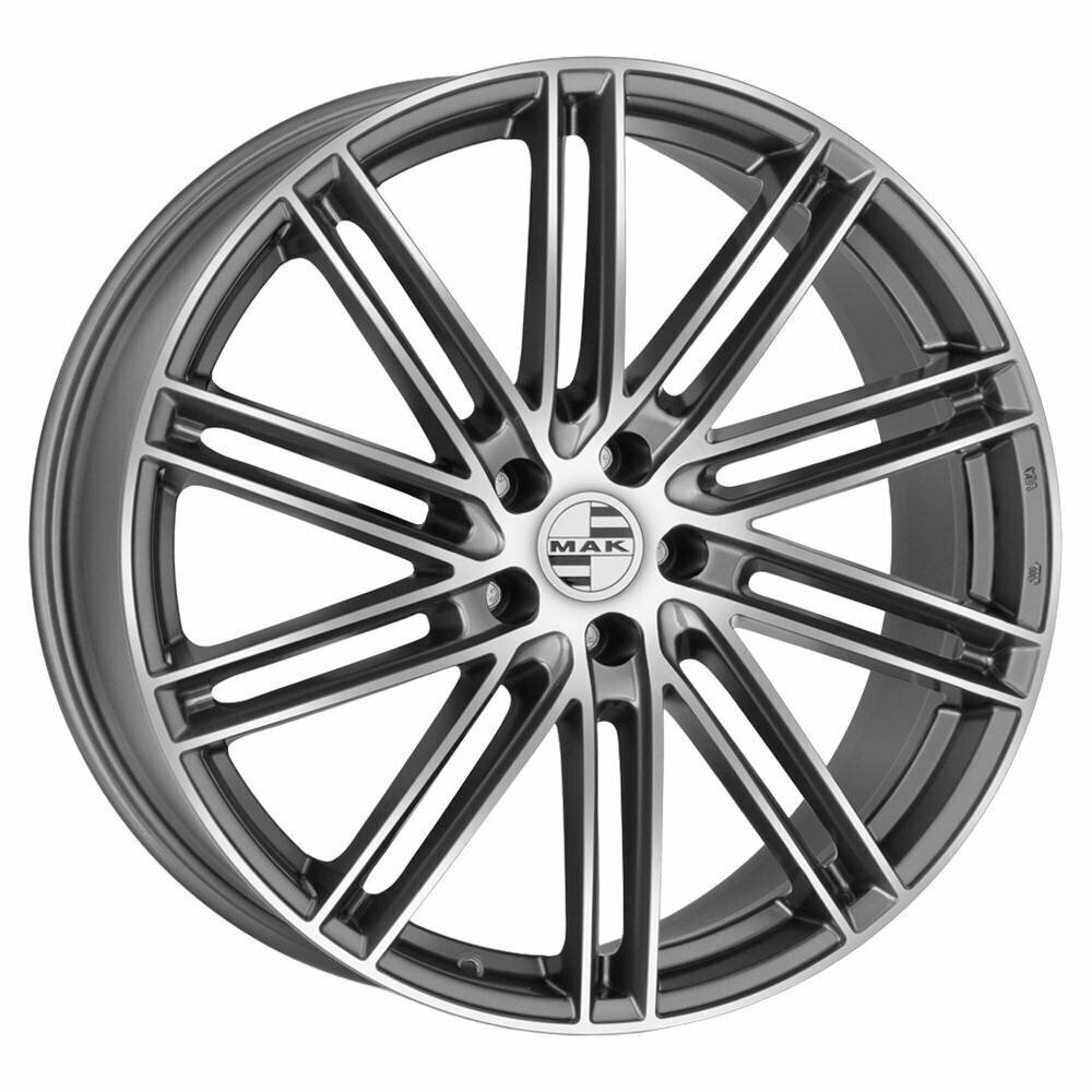 Колесный диск Mak Leipzig 11.5x22 5x130 ET69 D71.6 Gun Metal Mirror Face