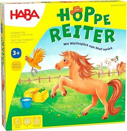 Детская настольная игра Haba - Ходилка Хоппе Рейтер "Вйо, коник!", от 3 лет- 4321