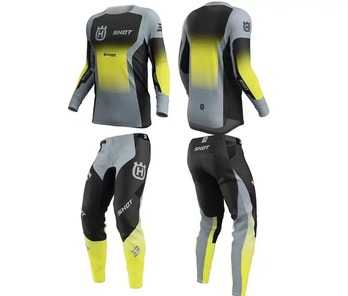 Husqvarna полиэстеровые велосипедные перчатки Желтый, S, Шампанское