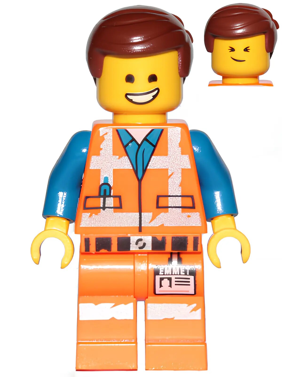 Минифигурка Lego Emmet - Smile / Cheerful, Worn Uniform tlm202 N