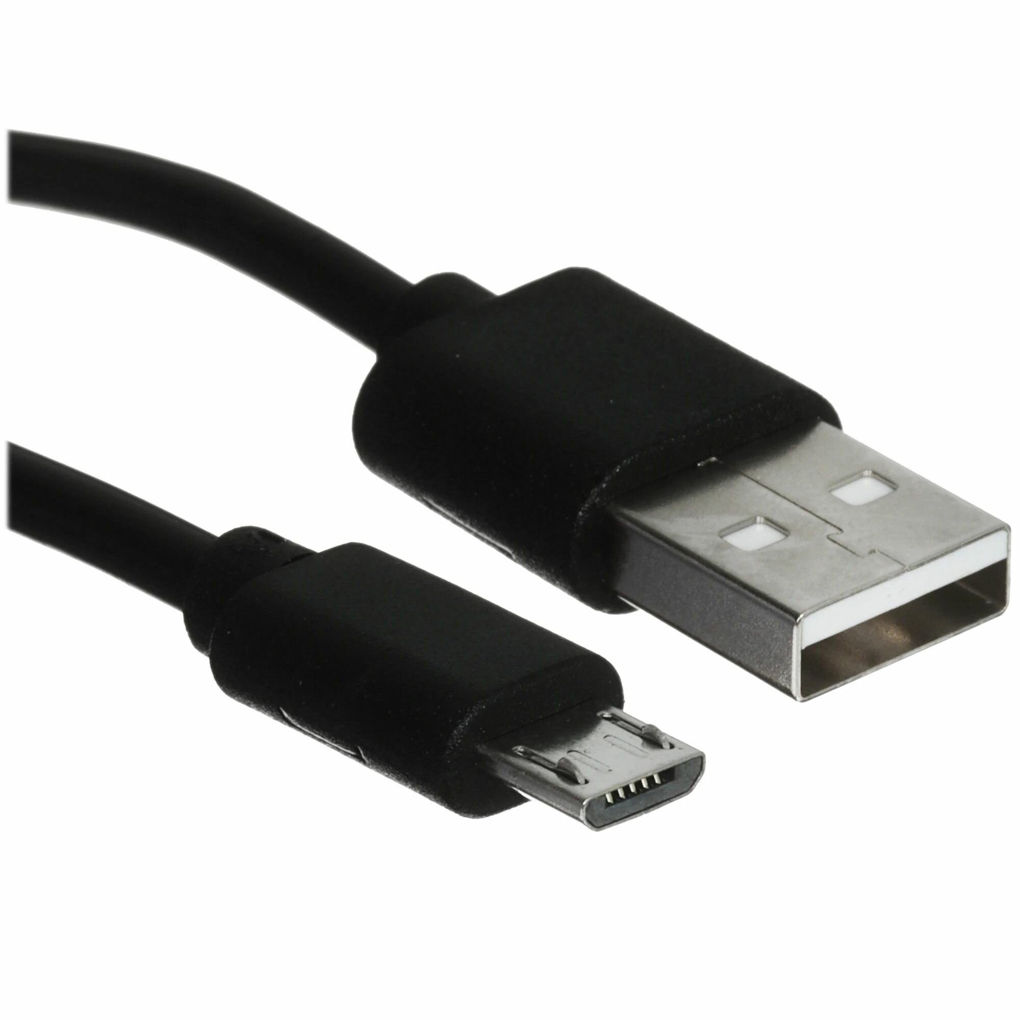 Кабель круглый Aceline micro USB - USB 2.0 Type-A черный 1.5 м