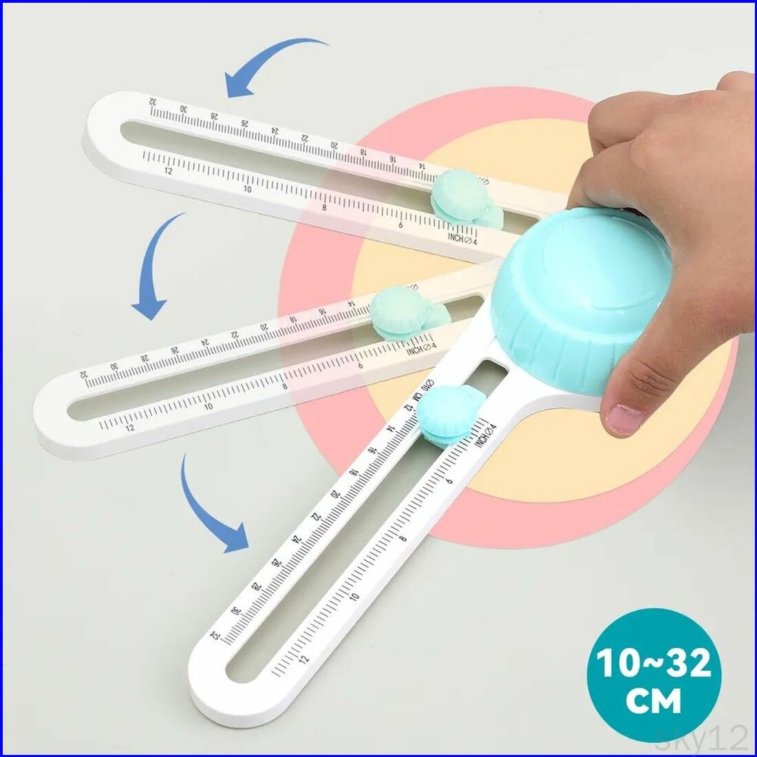 Круговой резак для бумаги 10-32 см диаметр