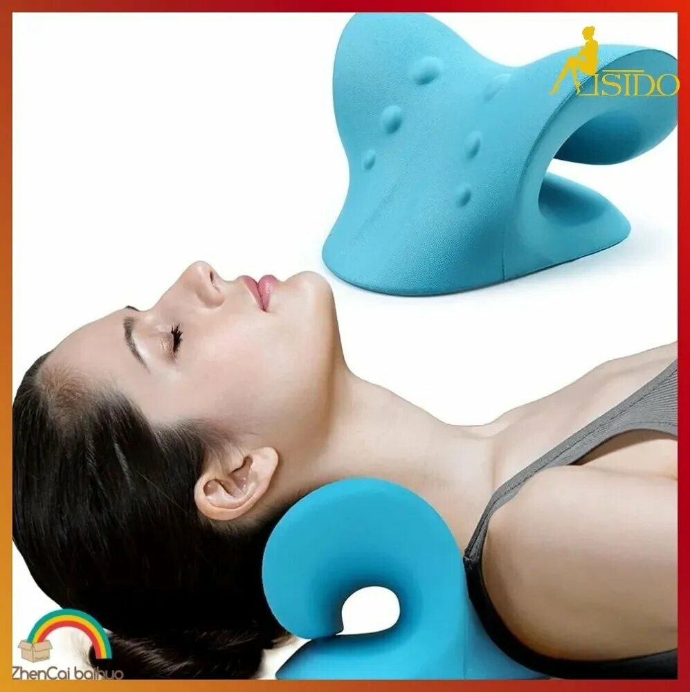 Растяжитель для шеи и плеч, растяжка для шейного отдела позвоночника, подушка для вытяжения