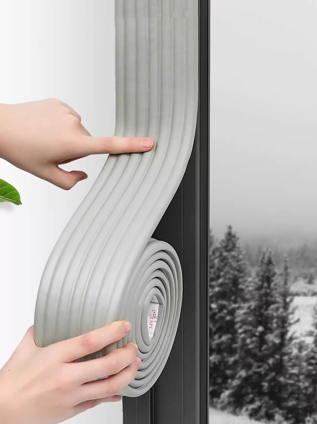 Уплотнительная лента для защиты окон от атмосферных воздействий, морозостойкая, ветрозащитная и шумоподавляющая лента