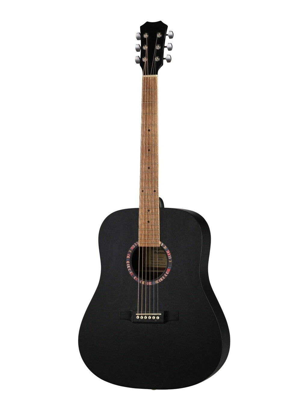 Кунгурская Акустика D-Black-43 Гитара акустическая, черная