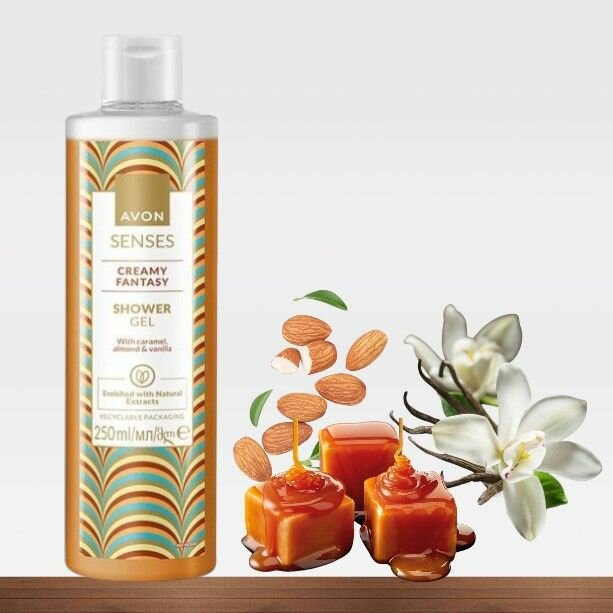 Кремовая фантазия, гель для душа с ароматом 250 мл