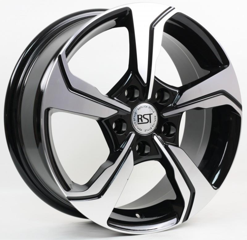 Диск колесный RST R026 (Polo) 6,5x16 5x112 Dia57.1 ET45 цвет BD (черный с проточкой)