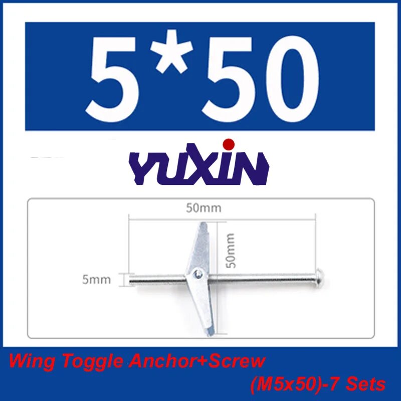 Анкера пружинные M3 M4 M5 M6 M8 M10 Primavera Asa Alternar M5x50-7 sets