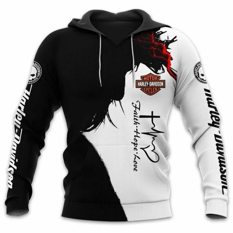 Толстовка Harley Racing Davidson 3D